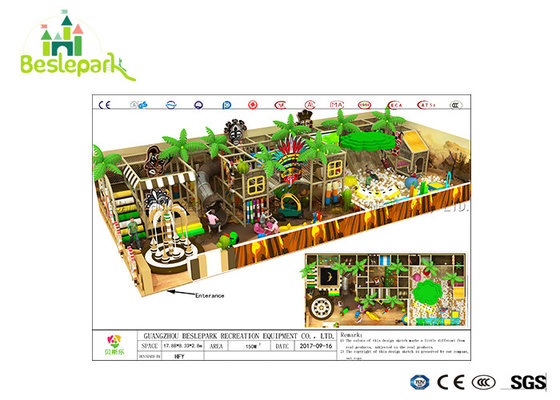 Kids Play Large Indoor Playground Custom Made Design With EVA Cover