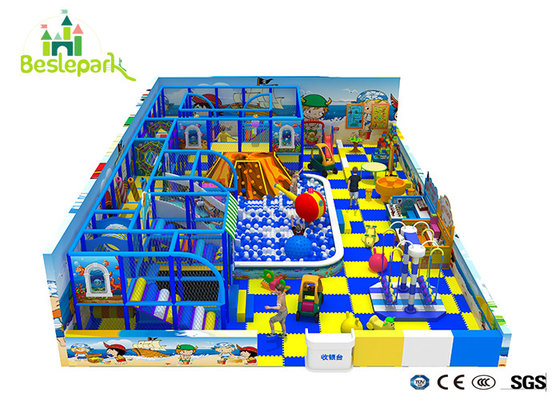 Customized Indoor Soft Playground Anti - Static 2CM Thickness With Protective Web