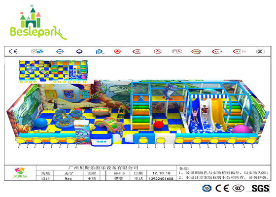 Ball Pool Baby Indoor Playground Colorful Theme With Customized Size