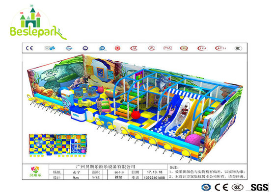 Anti Static Baby Indoor Playground Large Scale With EVA Flooring Mat