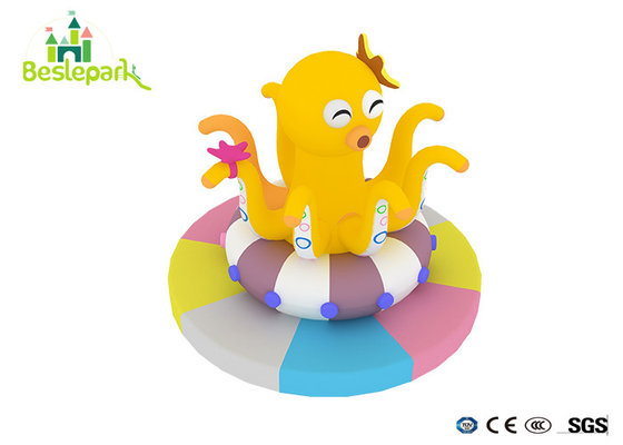 Big Soft Kids Indoor Playground Equipment With Grass Slide / Climbing Wall