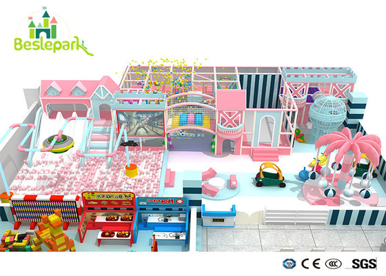 Children indoor playground Macaron Theme Park For Commercial Center