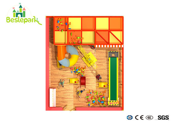 Construction Site Kids Indoor Playground For Commercial Center