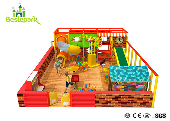 Safety Construction Site Children'S Playground Equipment With Flame - Retardant Pipe