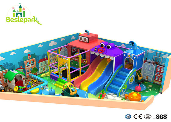 Unique Themed Playground Equipment City Theme Park TUV PN-EN1176 CE SGS