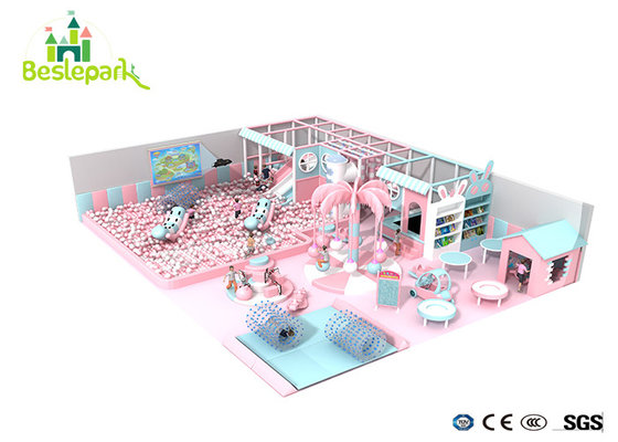 Baby Amusement Park Macaron Theme Indoor Soft Play Equipment