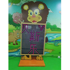 Pvc composite board Light up wall 120*60*240 with 500 pcs stick for older kids