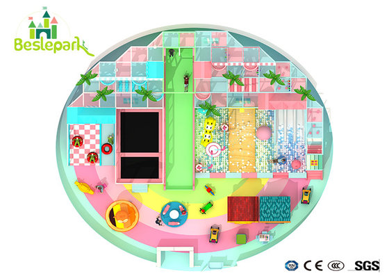 Kids Theme Playground Equipment British Style Park / Soft Play Structures