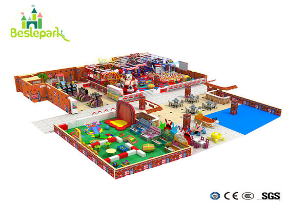 Huge Children Indoor Playground Family Fun Play Area / Kids Play Equipment