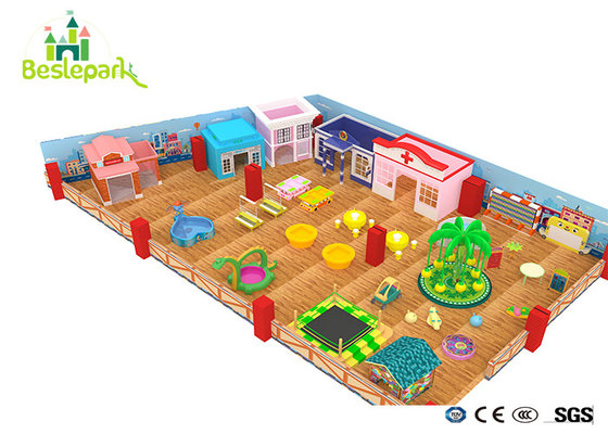 Shopping Mall Kids Indoor Playground With Amusement Equipment & Environmental