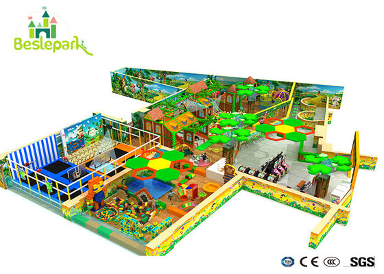 Shopping Mall Kids Indoor Playground With Amusement Equipment & Environmental