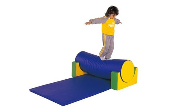 Soft Balance Beam Indoor Park Equipment , Plastic Indoor Kids Equipment