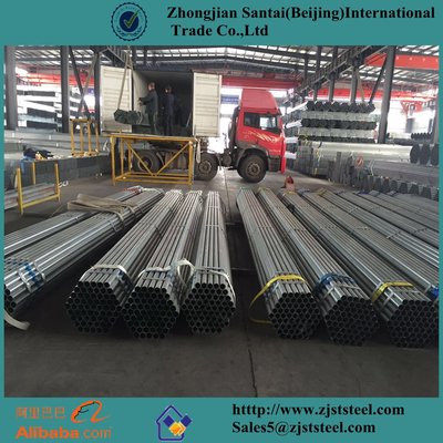 DN50 Building Materials ERW Galvanized Steel Pipe For Greenhouse