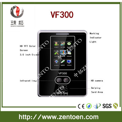 biometric time recording VF300 face recognition time attendance machine