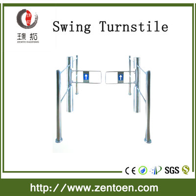 automatic pedestrian swing turnstile gate/ luxury bridge swing turnstile/turnstile gate