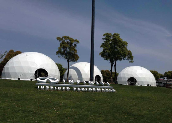 12m Diameter Large Wedding Tent , Transparent Party Tent With PVC Door / Glass Door
