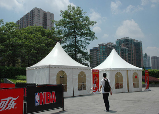 Sizes Customized PVC Pagoda Party Tent With Sidewalls ISO 9001 Approved