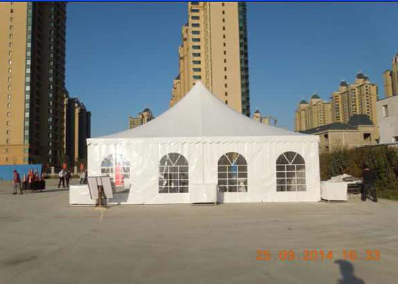 Waterproof PVC Fabric Pagoda Party Tent Flame Retardant  For Outdoor Exhibition