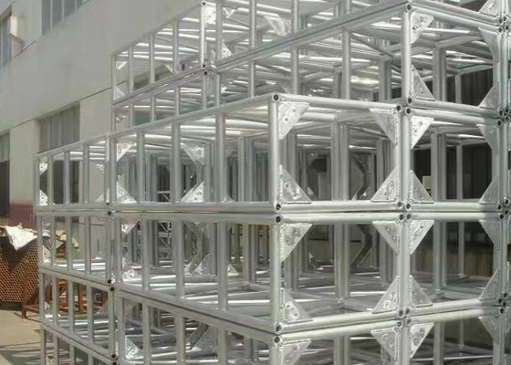Shape Customized Aluminum Stage Truss Sliver Exhibition Truss System For Events