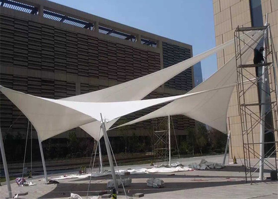 High Strength Park Tensile Membrane Structures For Shade Structures Garden