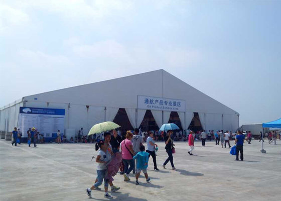 PVC Roof 40M Outdoor Event Tent Aluminium Frame With PVC Side Walls