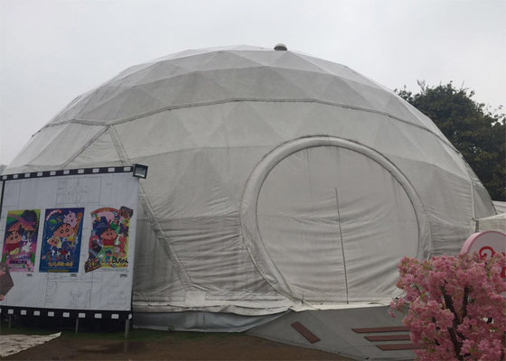 Q235 뜨거운 직류 전기를 통한 강철 관을 가진 당을 위한 직경 6m 지오데식 돔 천막