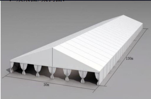 알루미늄 합금 물자를 가진 휴대용 무역 박람회 천막 30X50 m 차고 닫집 내구재