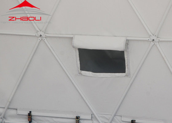 Transparent Pvc Glamping Geodesic Dome House For Exhibition / Camping