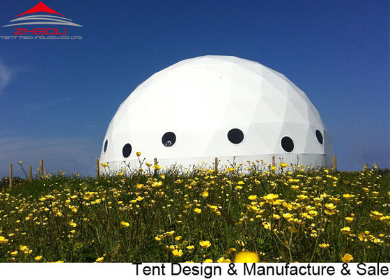 Customized Galvanized Steel Tube Geodesic Dome Tent For Event Diameter 20m