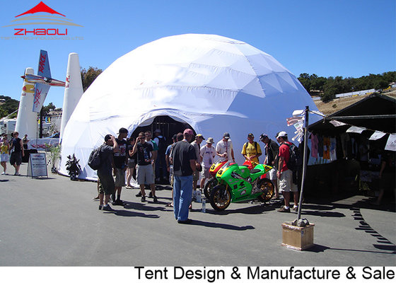 Customized Galvanized Steel Tube Geodesic Dome Tent For Event Diameter 20m