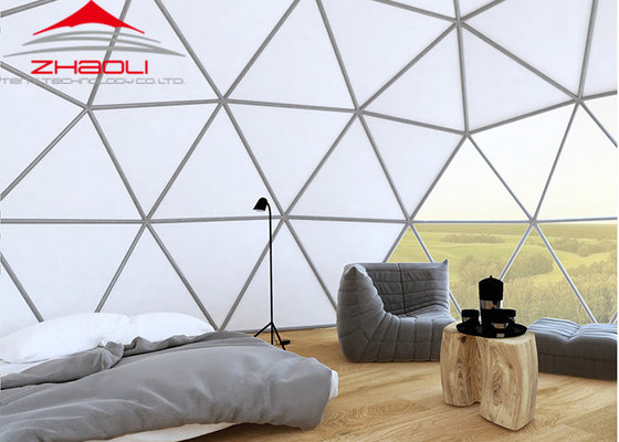 Customized Galvanized Steel Tube Geodesic Dome Tent For Event Diameter 20m