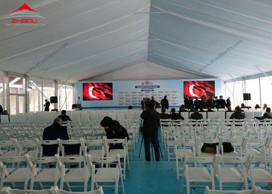 200 Person Wedding Party Tent With Lining Curtain Aluminum Structure
