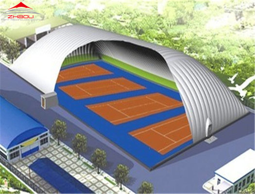 Flame Retardant Large Tensile Membrane Structure , Temporary Tent Buildings