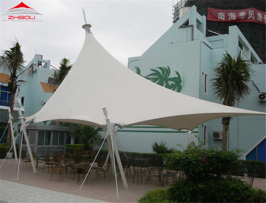 Unique Flexible Roof Shade Structures For Conference / Museum / Aquarium