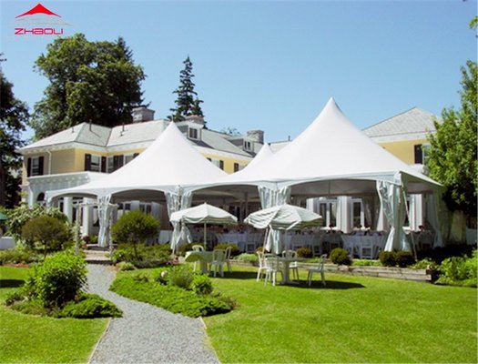 Strong Flexibility Pagoda Party Tent With Double Coated PVC Fabric Cover