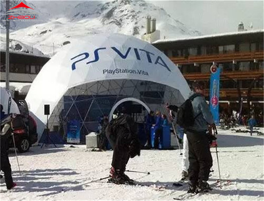 Customized UV Resistant Geodesic Dome Tent For Hotel , GYM , Water Sports