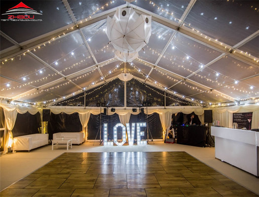 Luxury Outdoor Event Tent With Flame Retardant PVC Fabric Cover