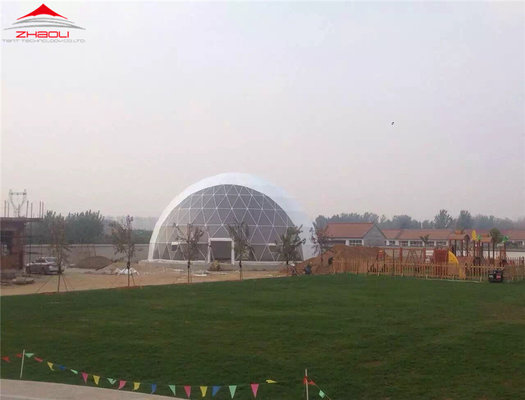 UV Resistance 30m Geodesic Dome Tent With Doors Flame Retardant DIN 4102 B1