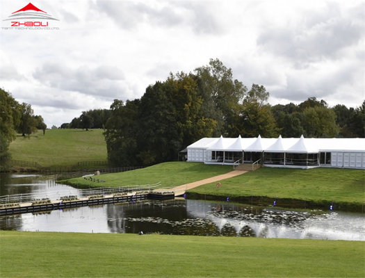 Flame Retardant Garden Marquee Tent For Banquet , Tarpaulin Tent Catering Dining Hall
