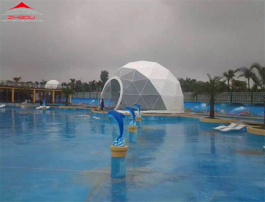 Diameter 30m Huge Steel Dome Half Sphere Tent For Outdoor Event Sports