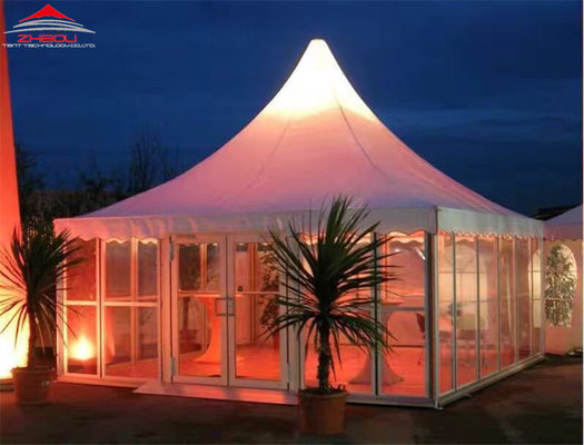 Luxury Wedding Pagoda Party Tent Aluminum Structure Easy To Assemble And Disassemble