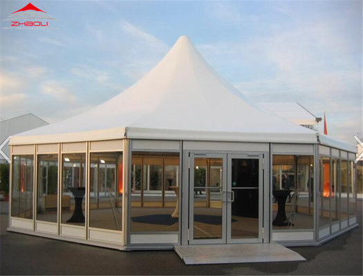 Outdoor High Peak Pagoda Party Tents With 6 Side Flame Retardant