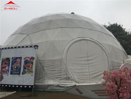 6 Meters Diameter Events Geodesic Dome Tent UV Resistance Wind - Resistant