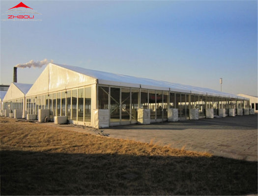 Clear Span Glass Wall Tent For Event Heavy - Duty And Stable Structure