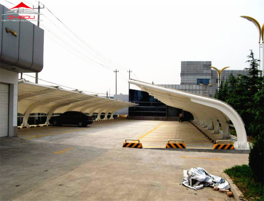 Large Tensile Membrane Structures For Aluminum Frame Water - Proof Auto Tent