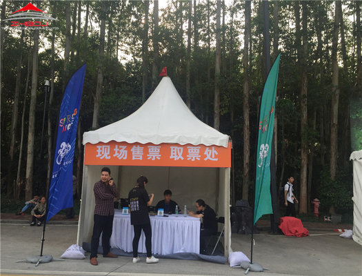 Fire Safety Pagoda Party Tent For Temporary Warehouse Easy To Set Up And Dismantle