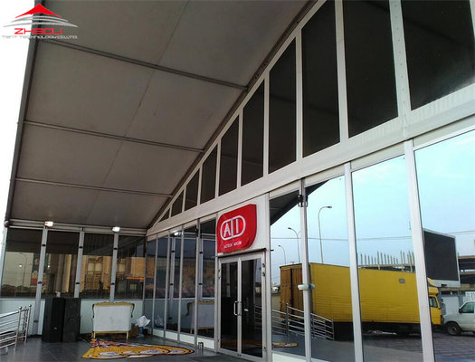 PVC Fabric Roof Garden Marquee Tent Modular Aluminium Alloy TFS Curve Shape Structure