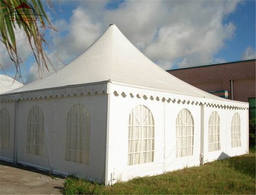Waterproof Luxury Pagoda Tent With Glass Door And Wall Easy To Transport