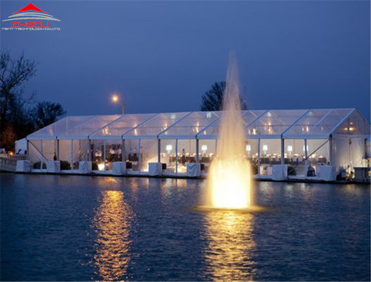 Aluminum Frame Wedding Marquee Tent PVC Fabric Roof Cover Durable