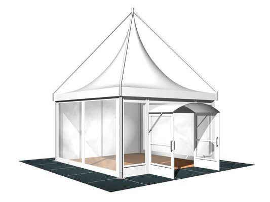 Wind Resistance 5*5m Condole Pagoda Tent For Show , Exhitbiton , Party